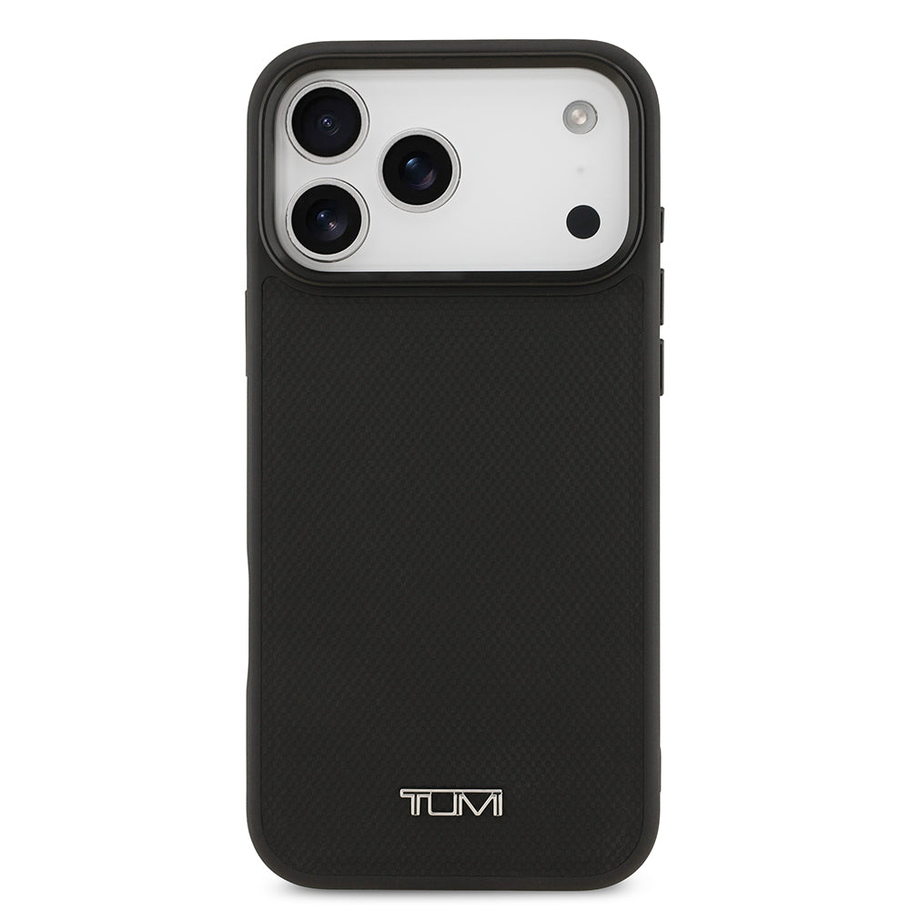 Apple iPhone 17 Pro Max Kılıf TUMI M-safe Şarj Özellikli Deri Noktalı